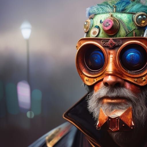 A Wizard Punk - AI Generated Artwork - NightCafe Creator