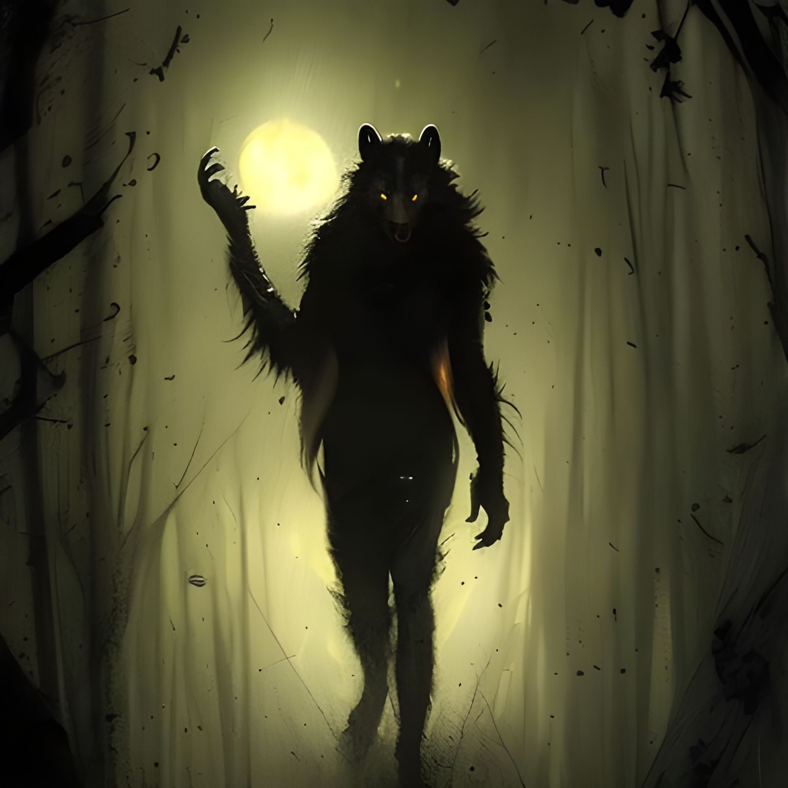 The Werewolf - AI Generated Artwork - NightCafe Creator