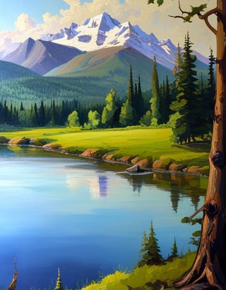 Beautiful British Columbia - AI Generated Artwork - NightCafe Creator