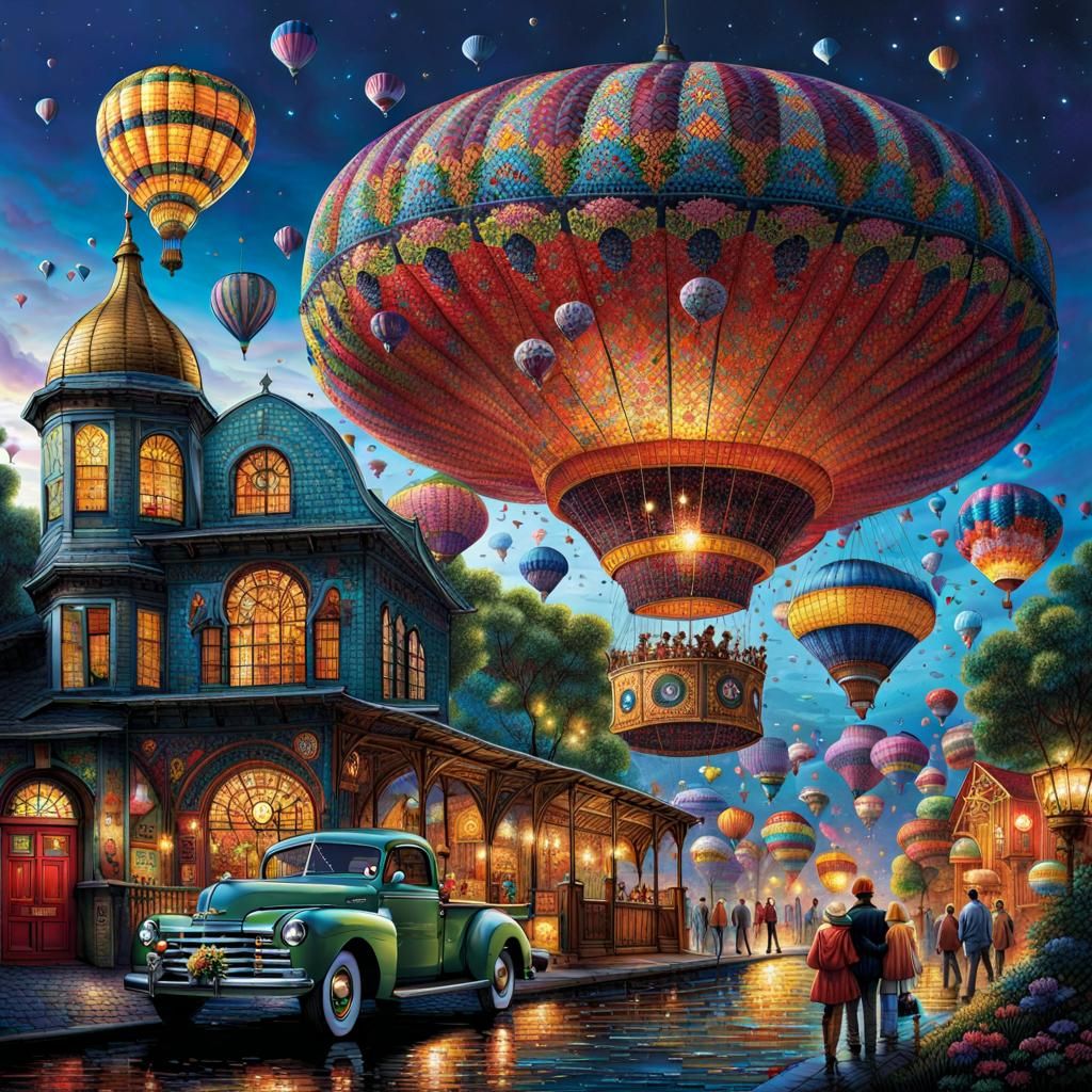 balloon contest - AI Generated Artwork - NightCafe Creator
