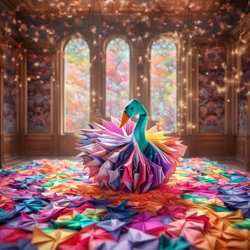 Fancy Swan - AI Generated Artwork - NightCafe Creator