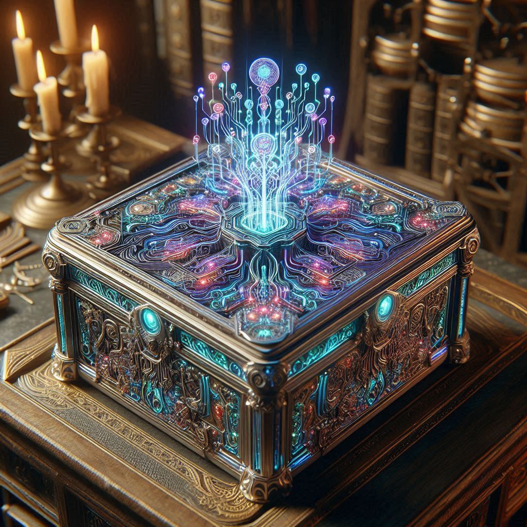 Ancient High-Tech Super Computer - AI Generated Artwork - NightCafe Creator