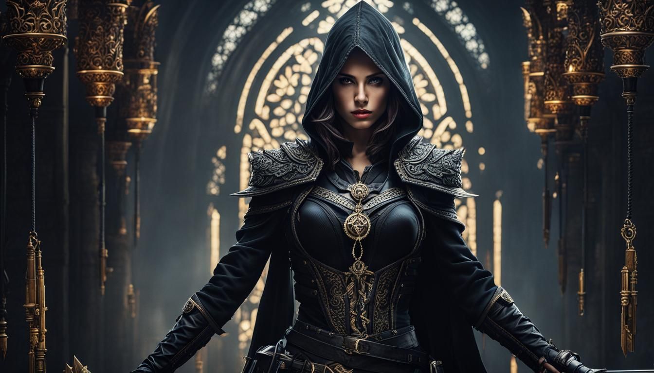 female assassin - AI Generated Artwork - NightCafe Creator