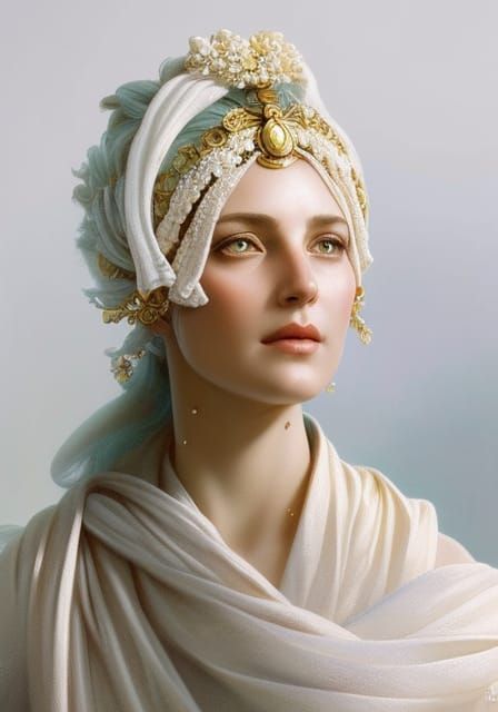 Hygieia, Greek Goddess of Cleanliness, Sanitation, and Good Health - AI ...