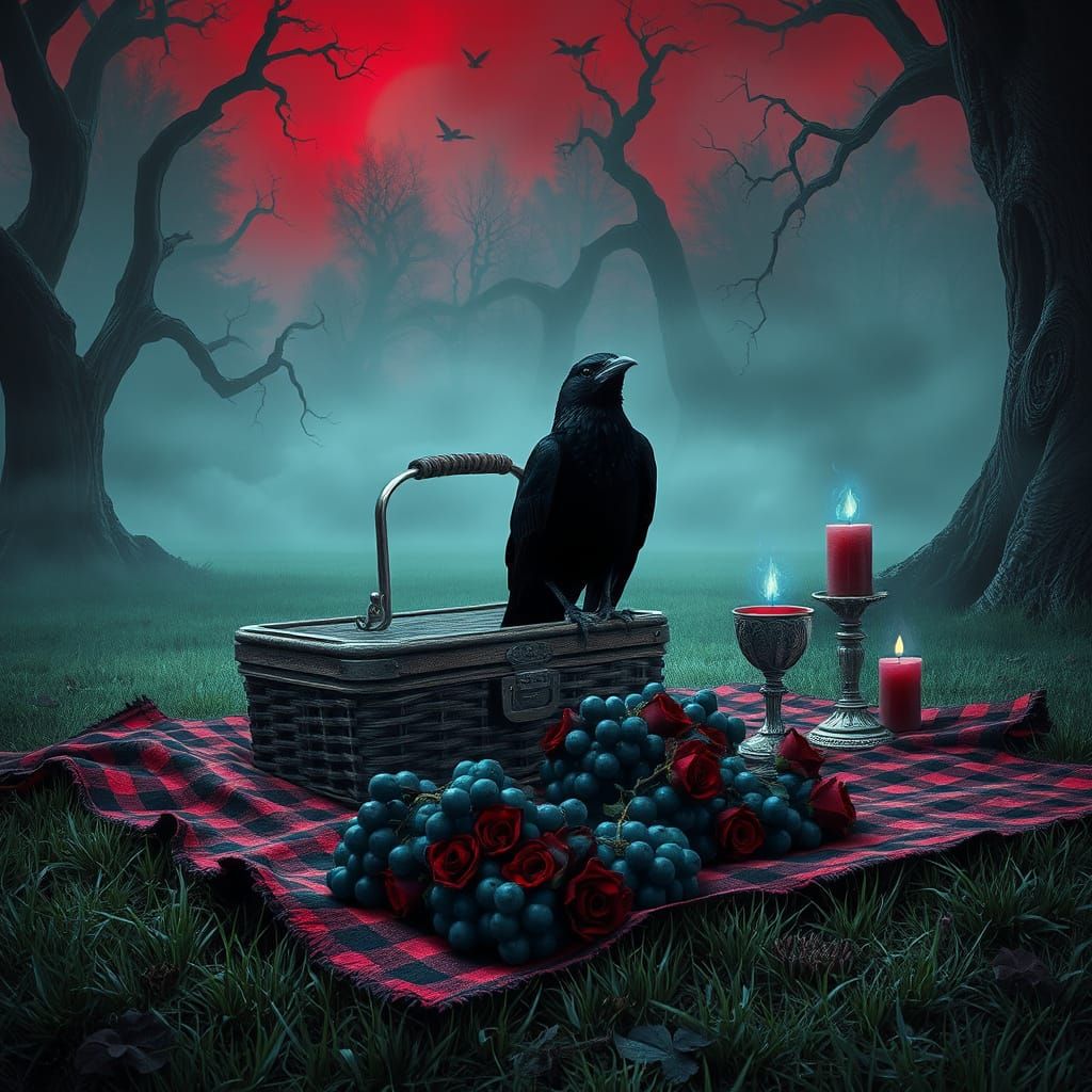 The Ravens invitation - Mysterious, Victorian-Style Picnic ...