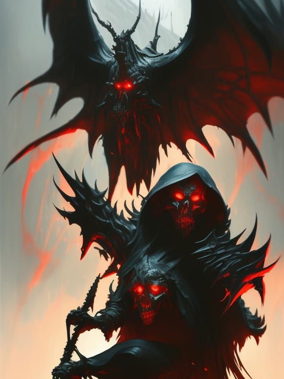 Hell spawn reaper - AI Generated Artwork - NightCafe Creator