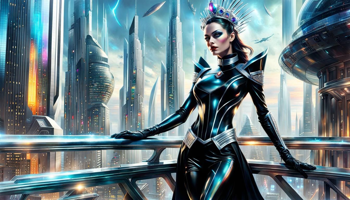 Alien Princess 2 - AI Generated Artwork - NightCafe Creator