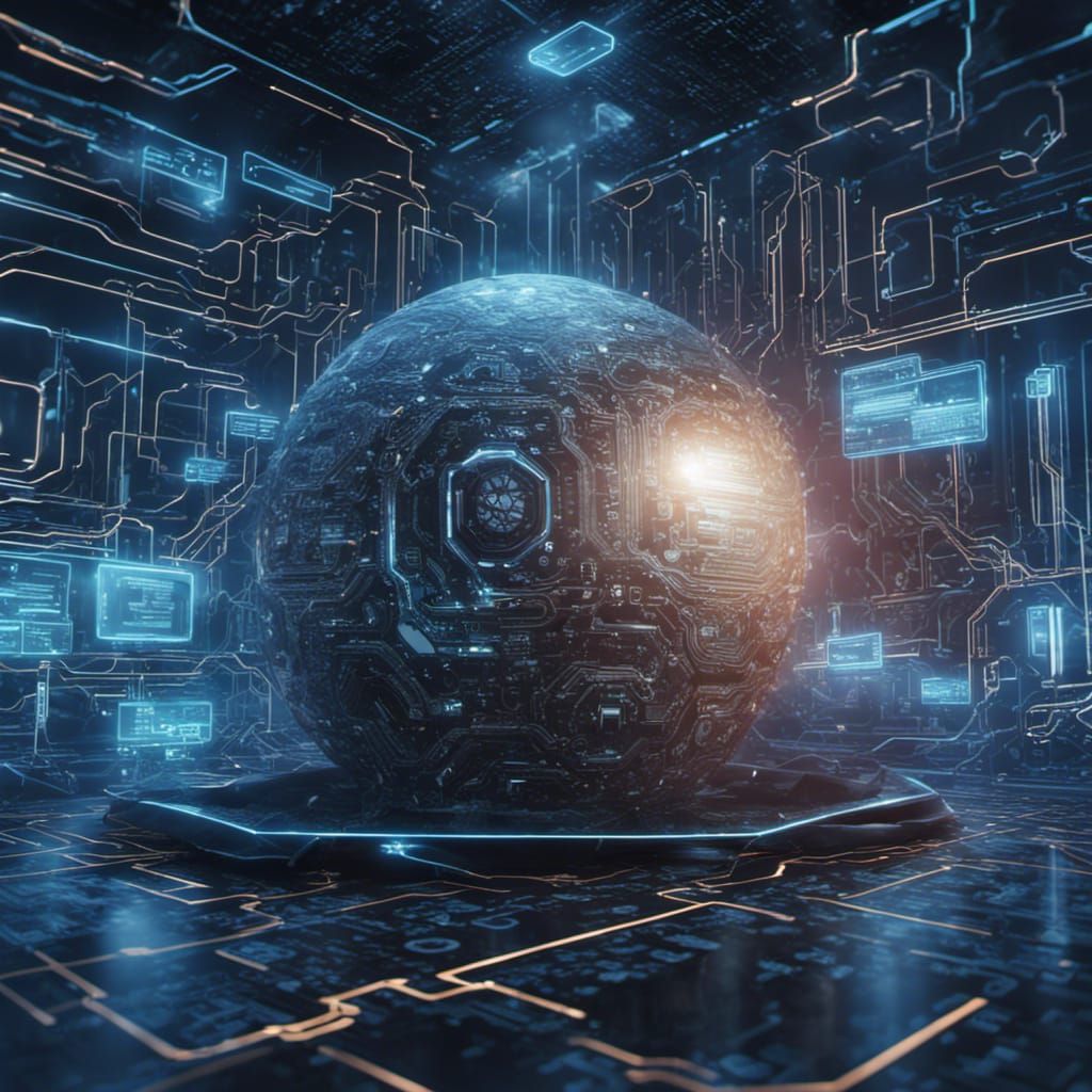 A cyber security technology image that is modern, professional, and ...