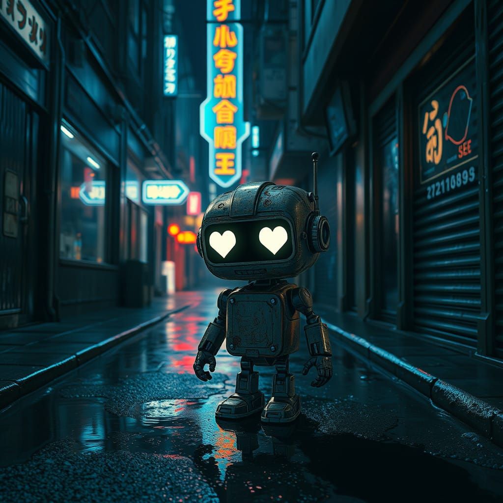 Gritty alley robot eyes - Gritty alley robot eyes
