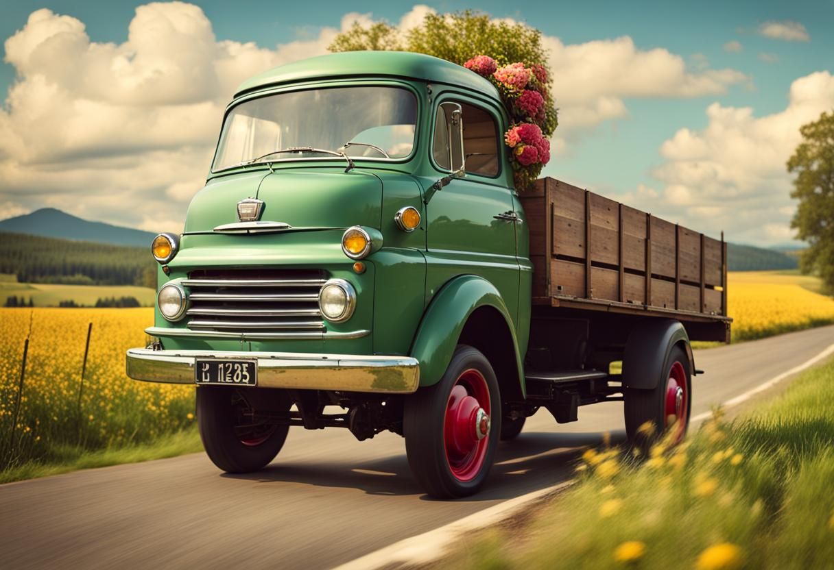 The Runaway Truck - AI Generated Artwork - NightCafe Creator