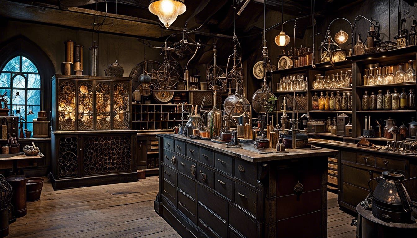 My Lab Deco Pantry - AI Generated Artwork - NightCafe Creator