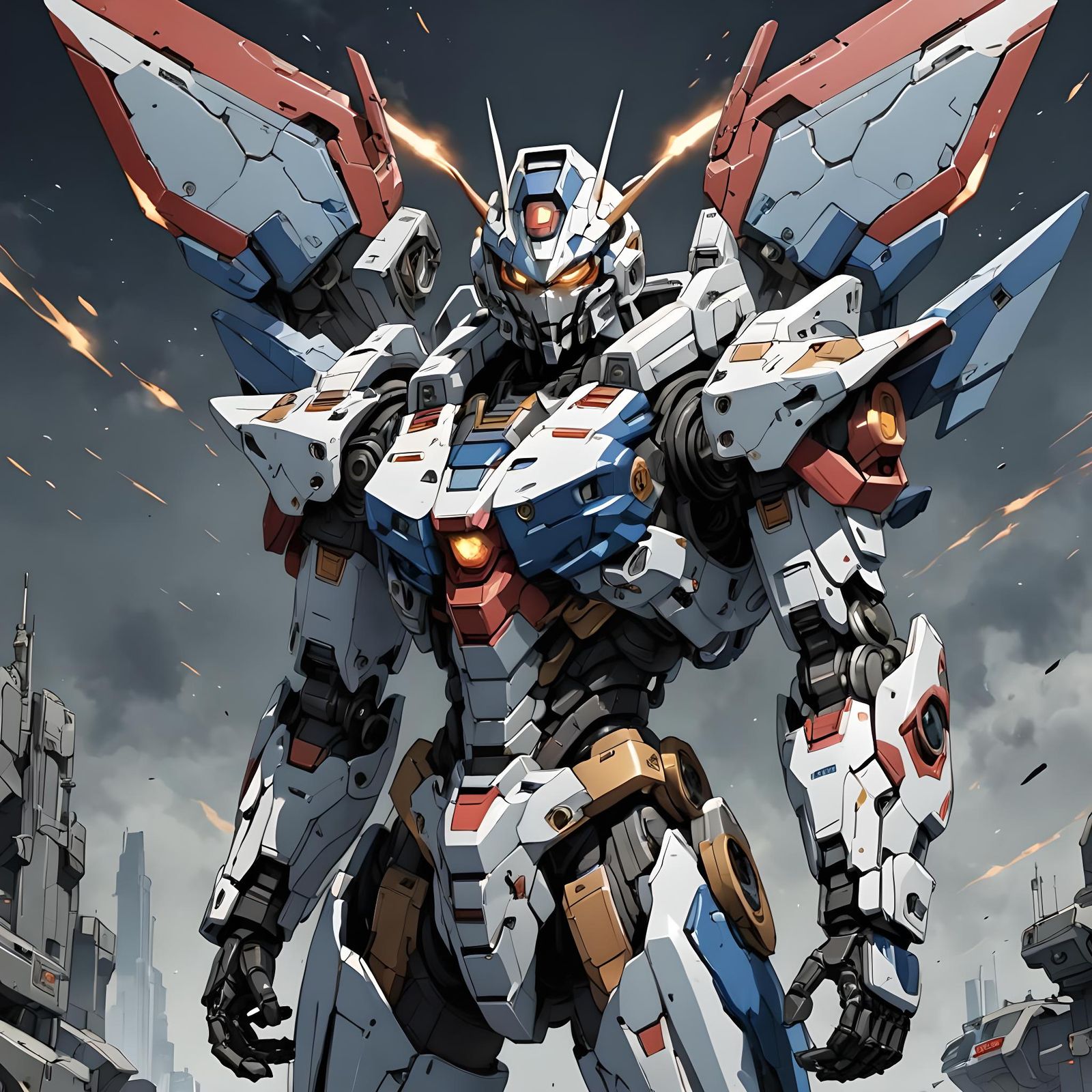 Anime Supernova Mech Suite - AI Generated Artwork - NightCafe Creator