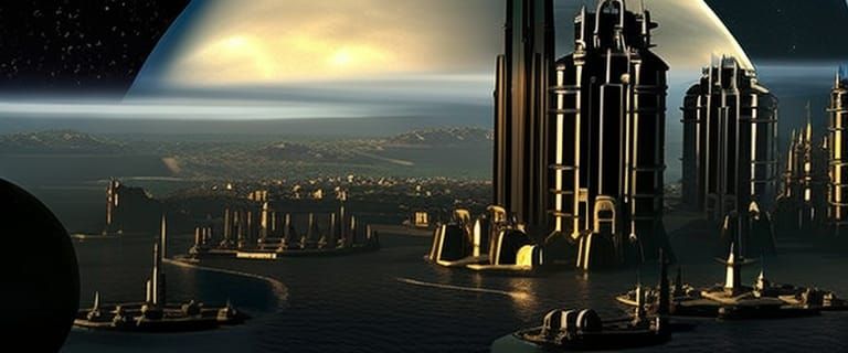 city-covered planet (ecumenopolis) - AI Generated Artwork - NightCafe ...