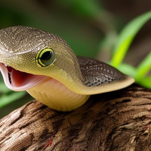 Cute snale-snake - AI Generated Artwork - NightCafe Creator