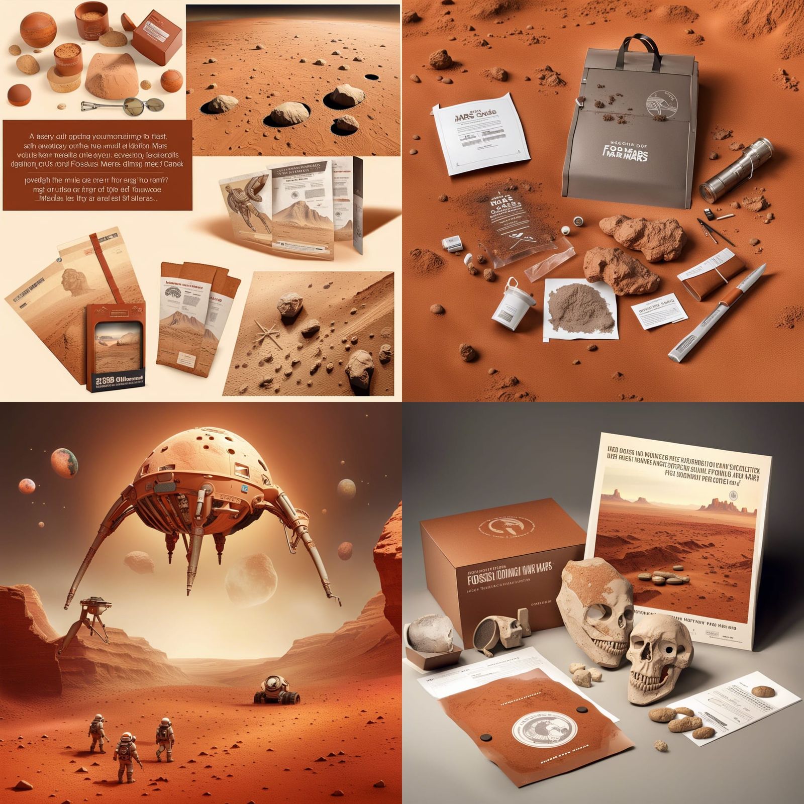 A wonderful promotional package for a vacation digging up fossils on ...