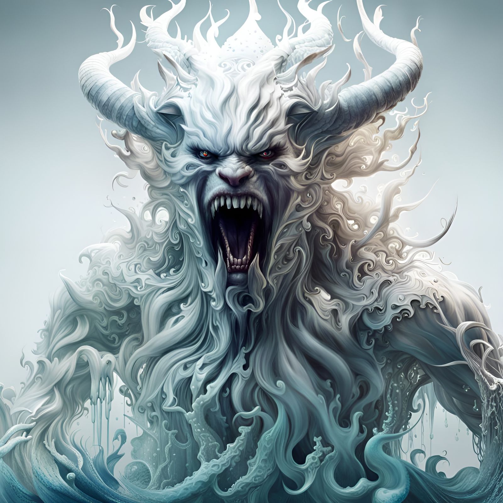 Ocean demon - AI Generated Artwork - NightCafe Creator