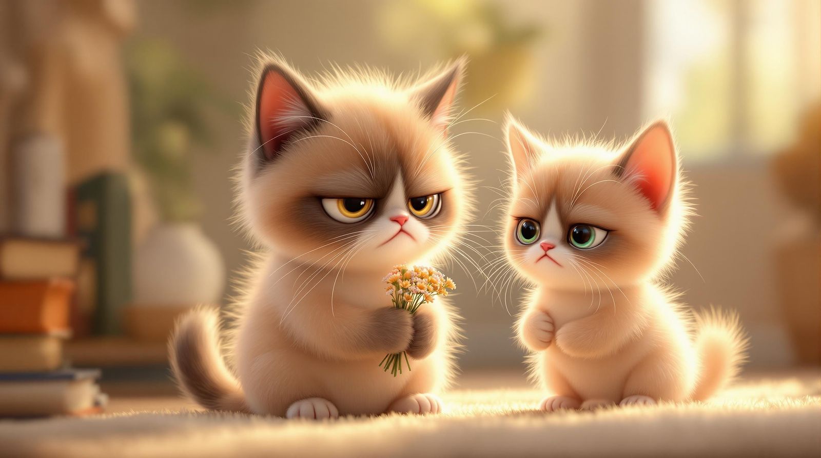 Grumpy, But Adorable : A Moment of Unamused Charm