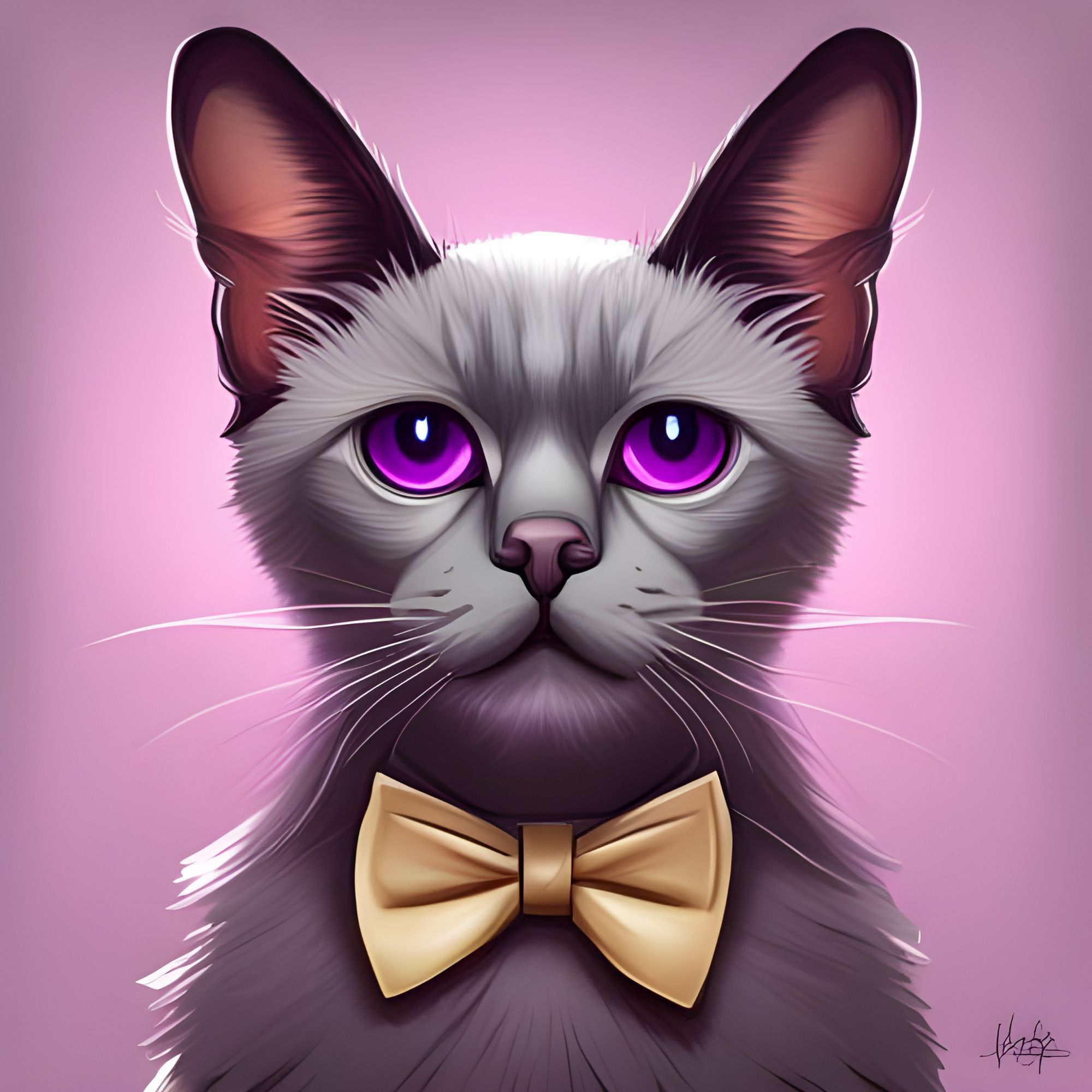 Kai the Siamese Cat : r/nightcafe