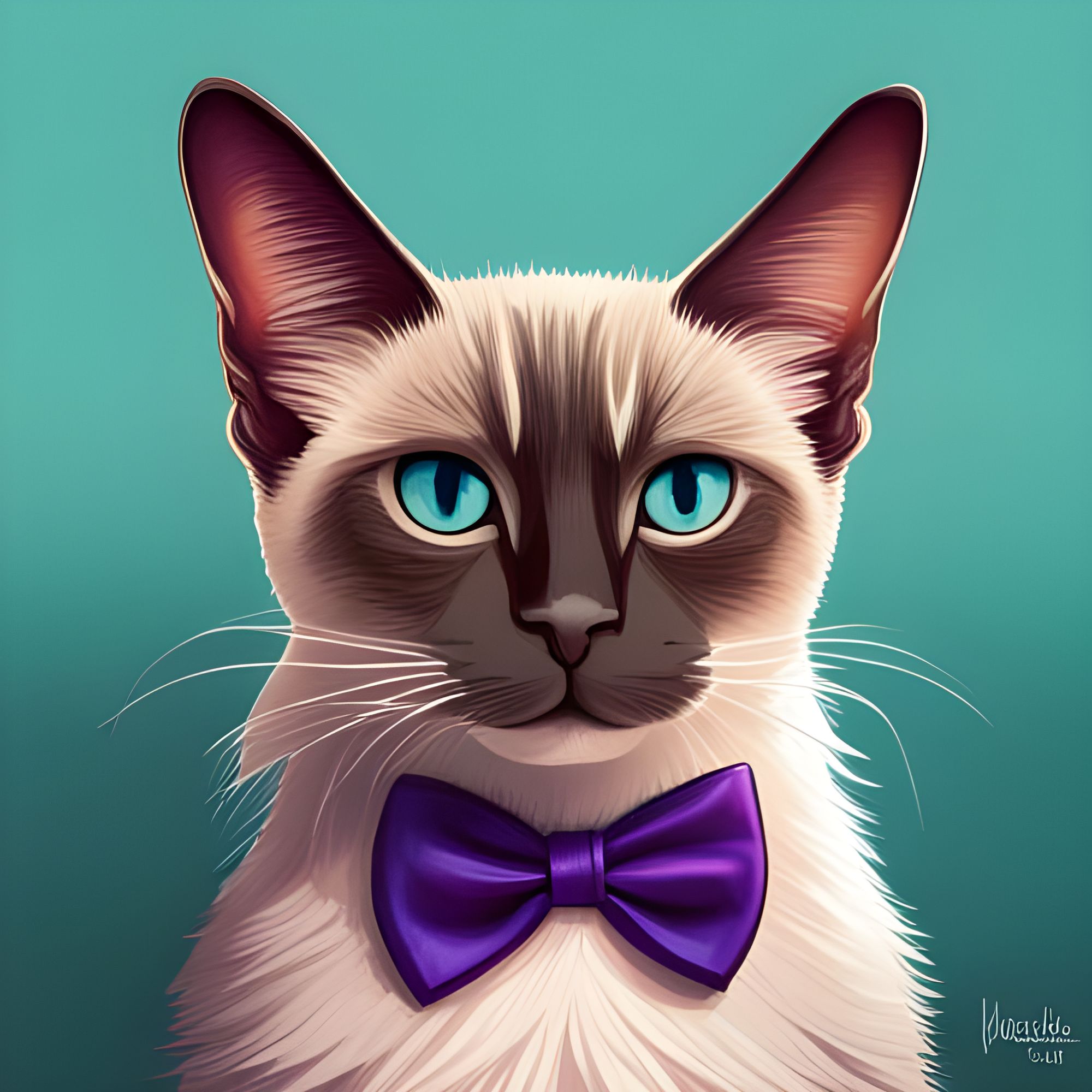 Kai the Siamese Cat : r/nightcafe