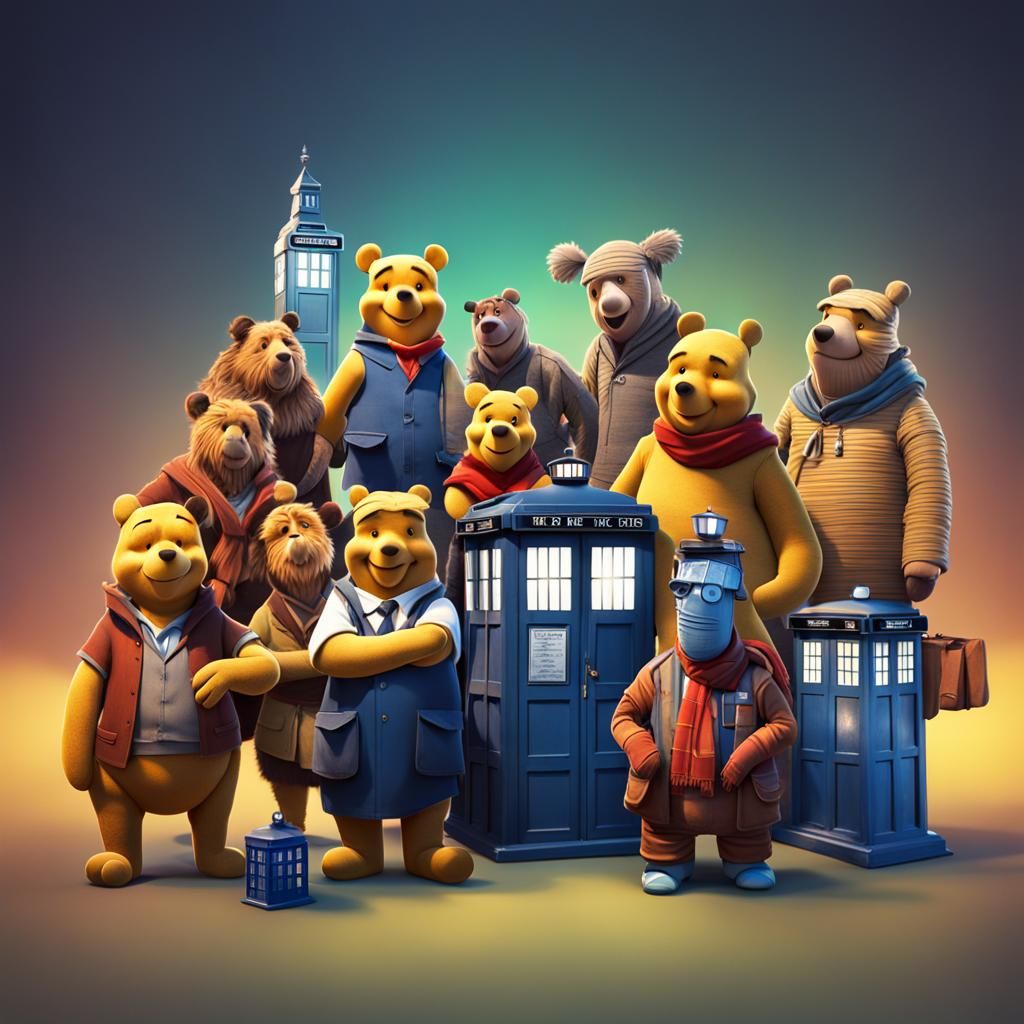 Doctor Pooh - AI Generated Artwork - NightCafe Creator