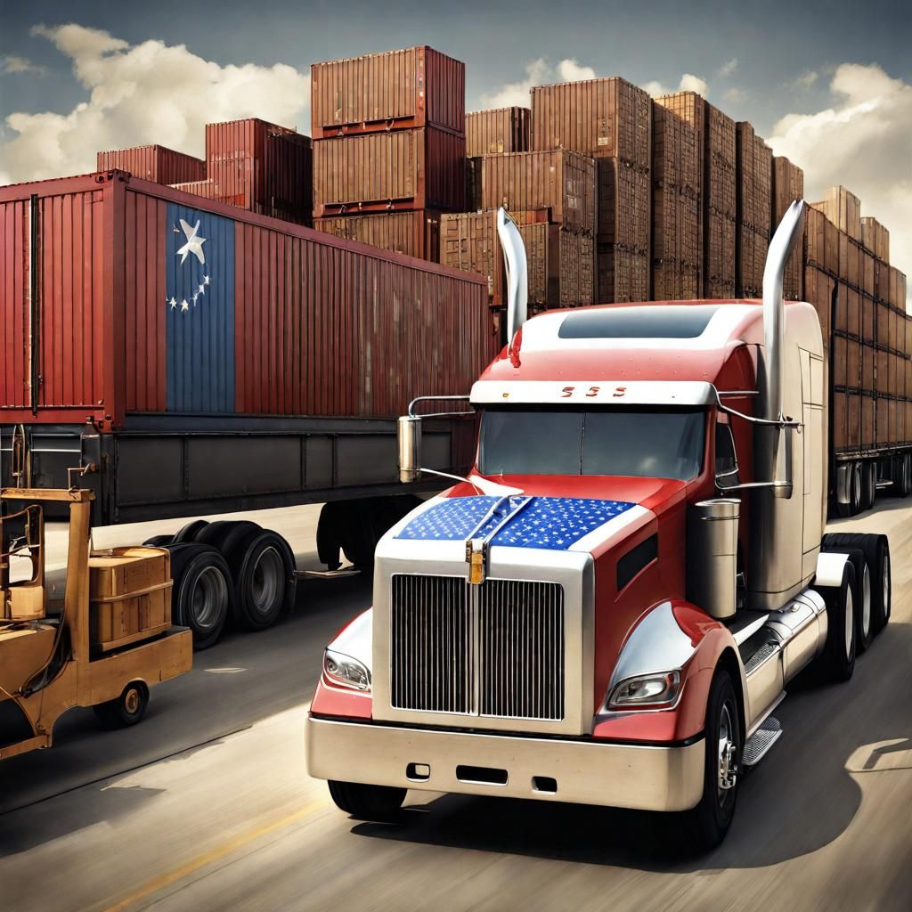 American Logistics - AI Generated Artwork - NightCafe Creator