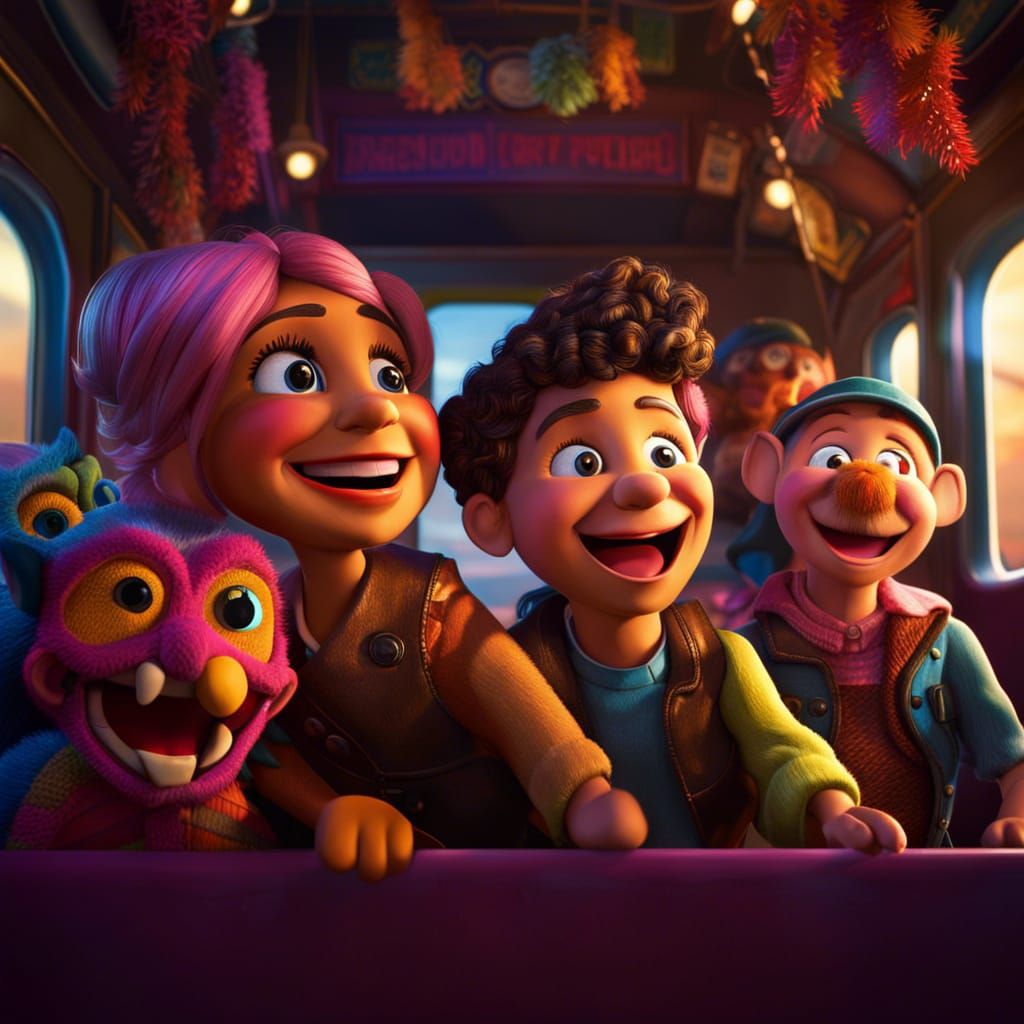 Friendly Puppets! - AI Generated Artwork - NightCafe Creator