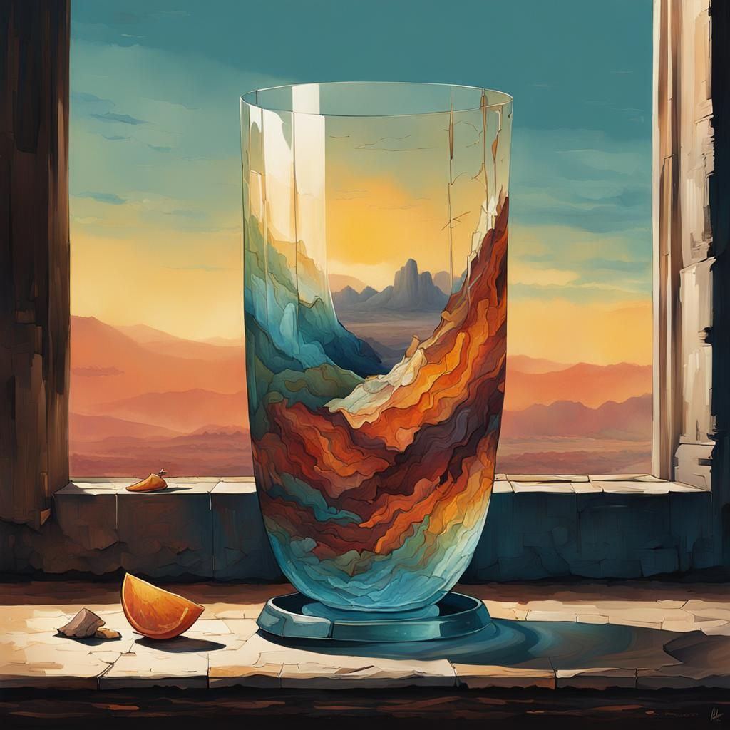 Cracked Vase - AI Generated Artwork - NightCafe Creator