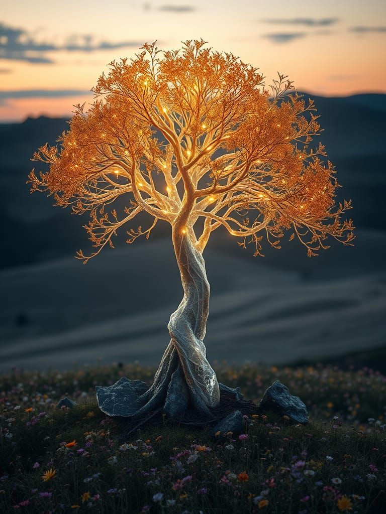 Pure magic: Gaia morphs herself into a tree