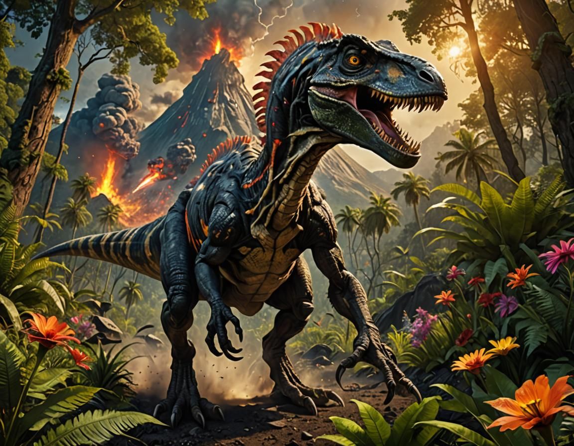 Fierce Raptor - AI Generated Artwork - NightCafe Creator