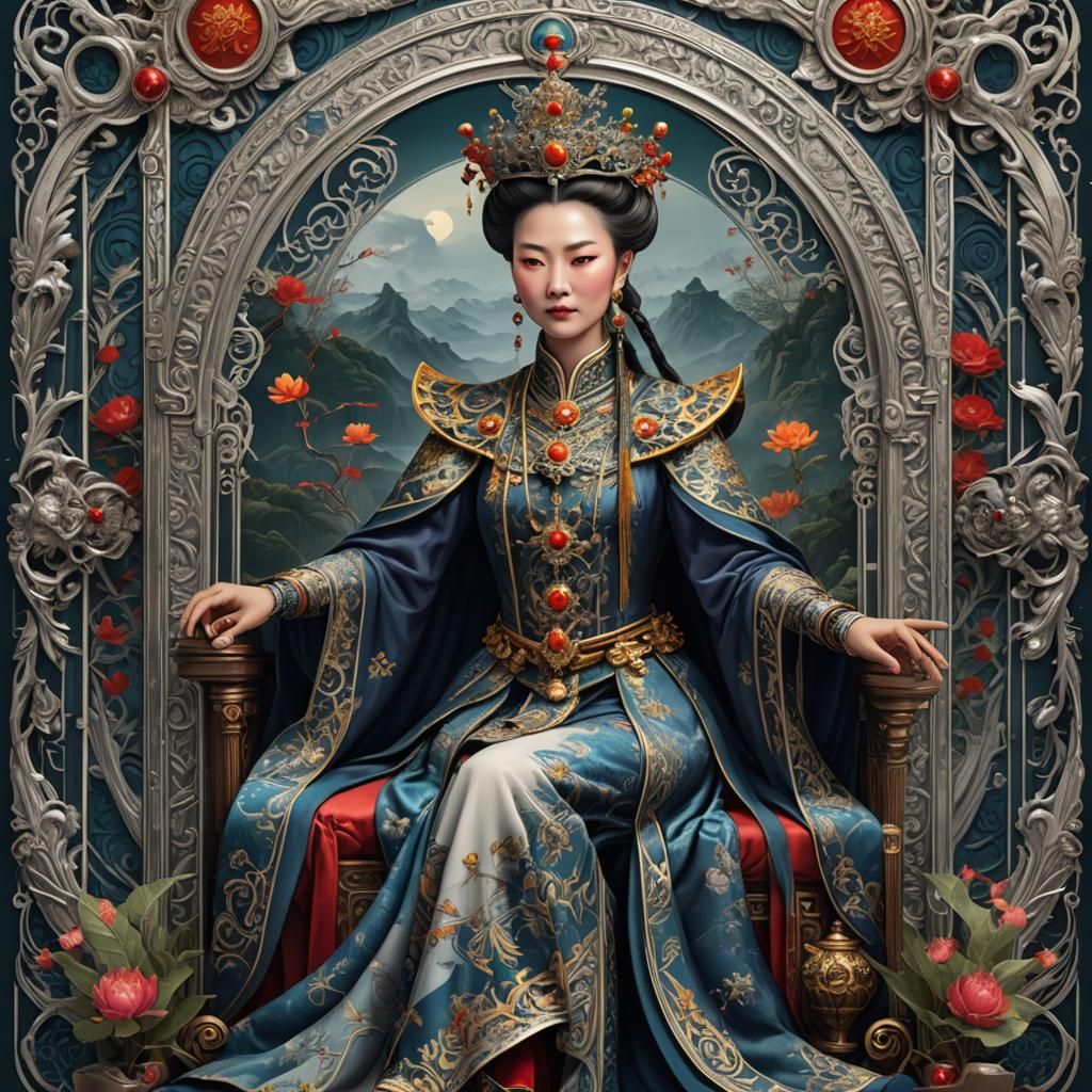Major Arcana no. 3: THE EMPRESS - AI Generated Artwork - NightCafe Creator