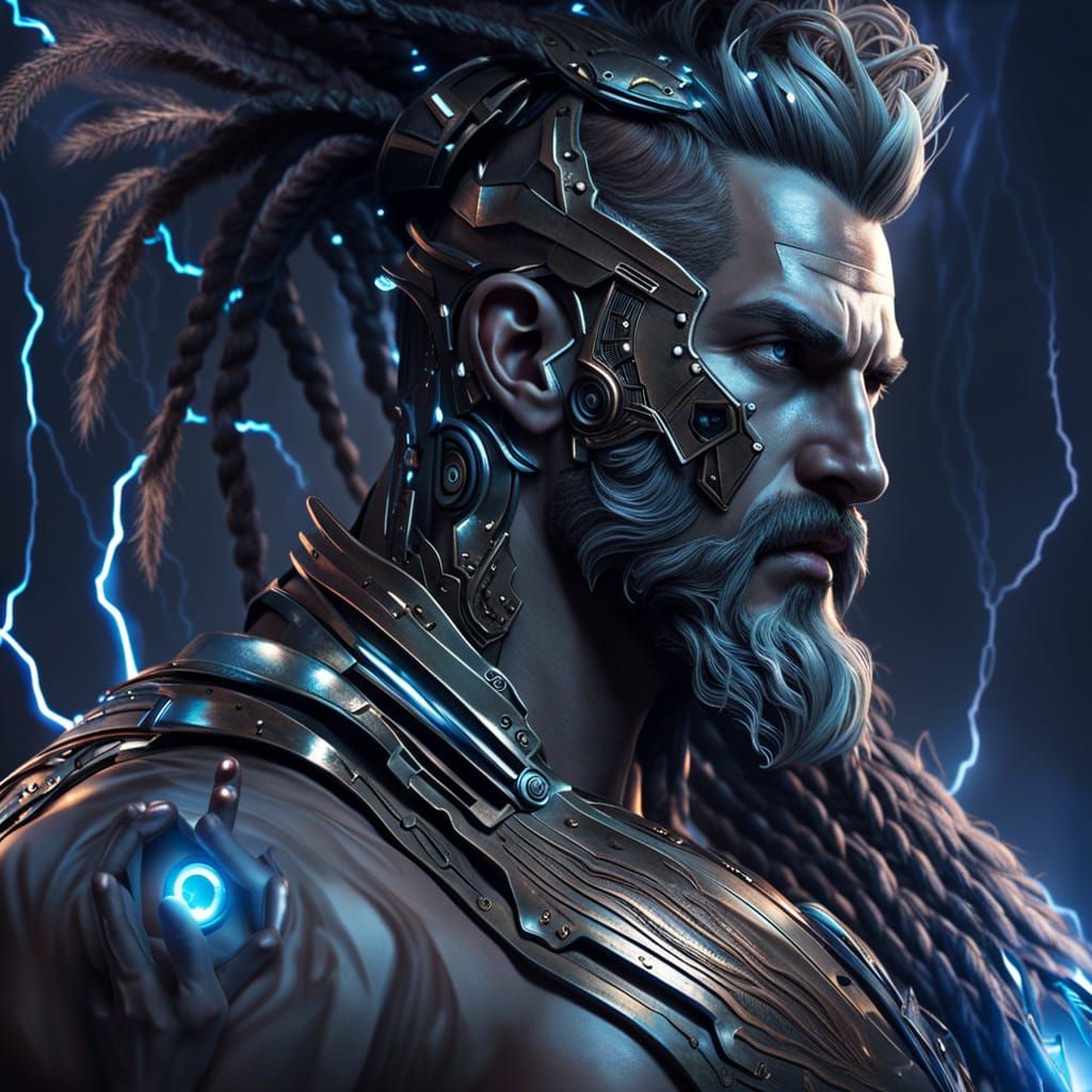 Cyborg god - AI Generated Artwork - NightCafe Creator