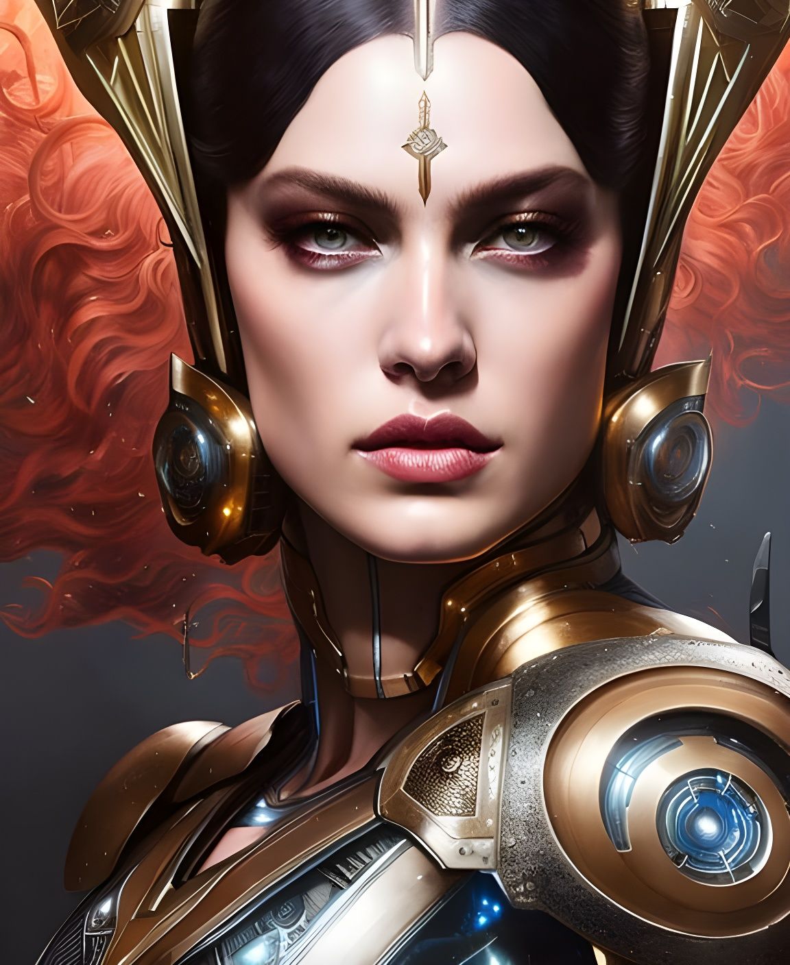 Cyber Queen - AI Generated Artwork - NightCafe Creator