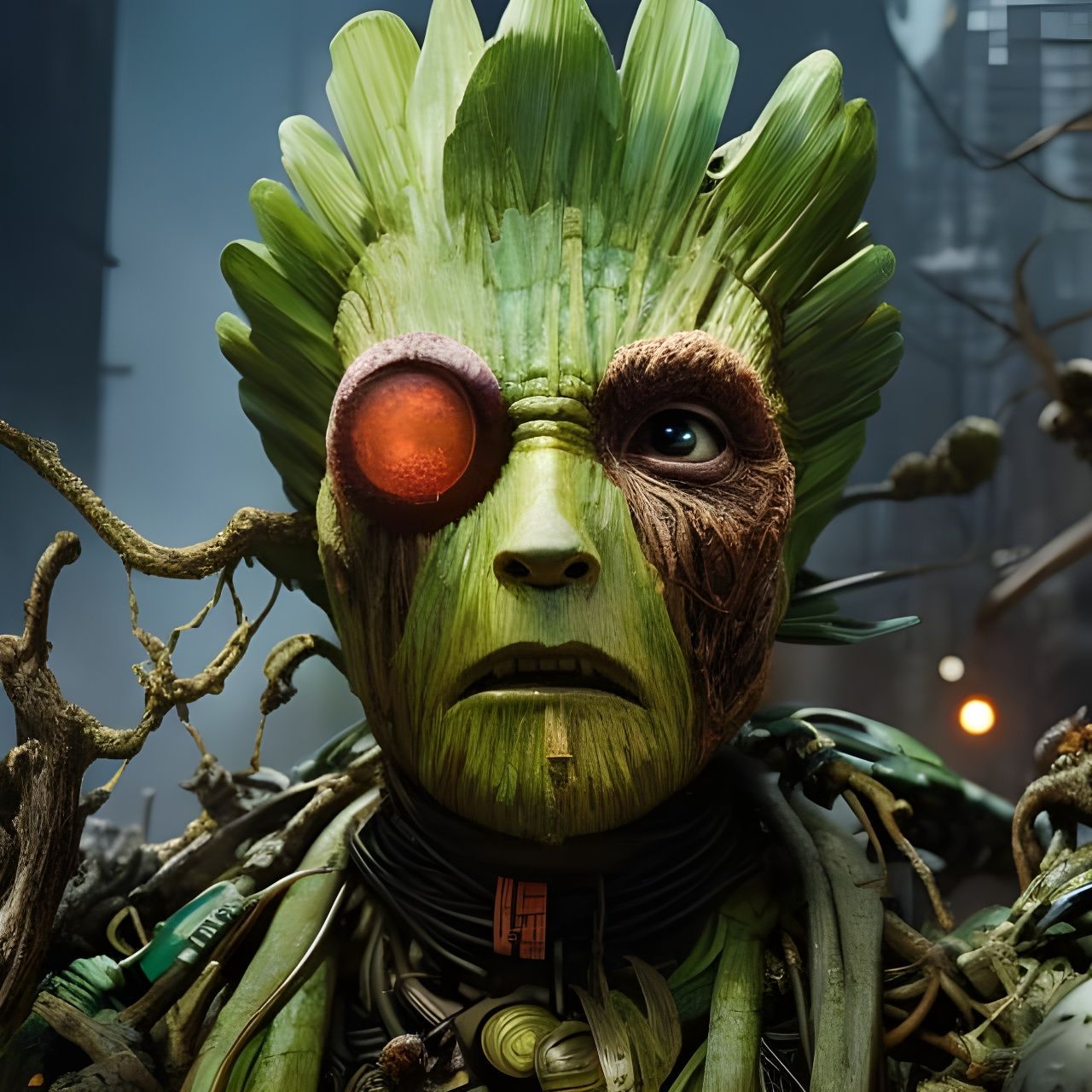 Groot Variety - The Eye See All - AI Generated Artwork - NightCafe Creator