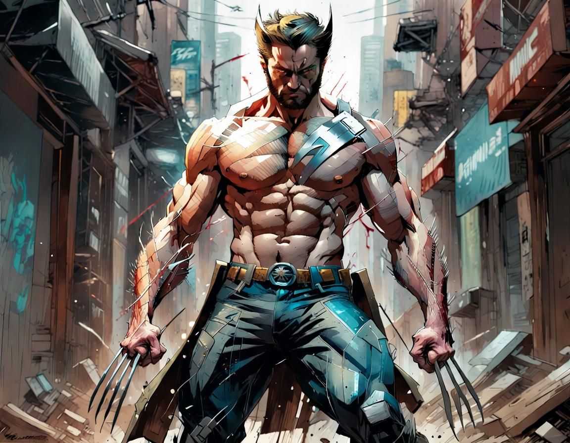 Wolverine - AI Generated Artwork - NightCafe Creator