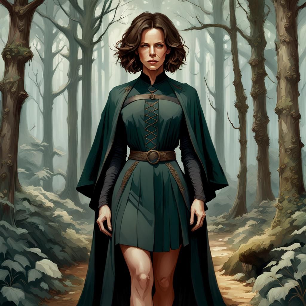 Kate Beckinsale as witch student - AI Generated Artwork - NightCafe Creator