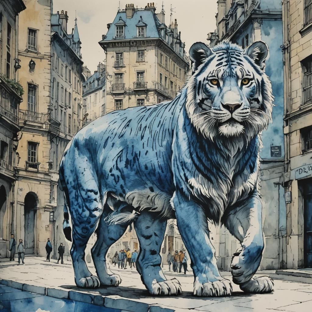 Blue - AI Generated Artwork - NightCafe Creator