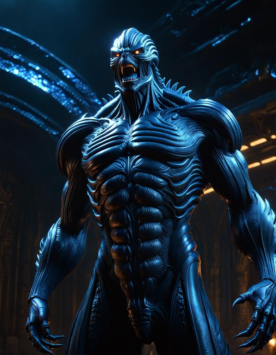 Alien Beast - AI Generated Artwork - NightCafe Creator