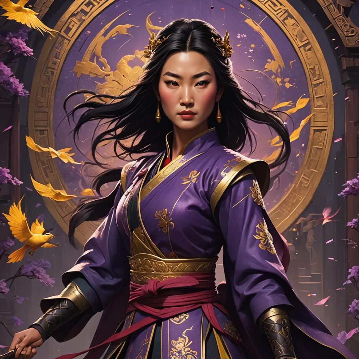 Young As Ming-Na Wen Mulan from Disney's Mulan - AI Generated Artwork - NightCafe Creator