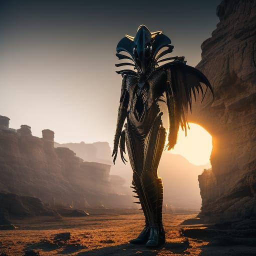 photo by ruan jia, barlowe wayne, H.R. Giger; alien fashion show, on ...