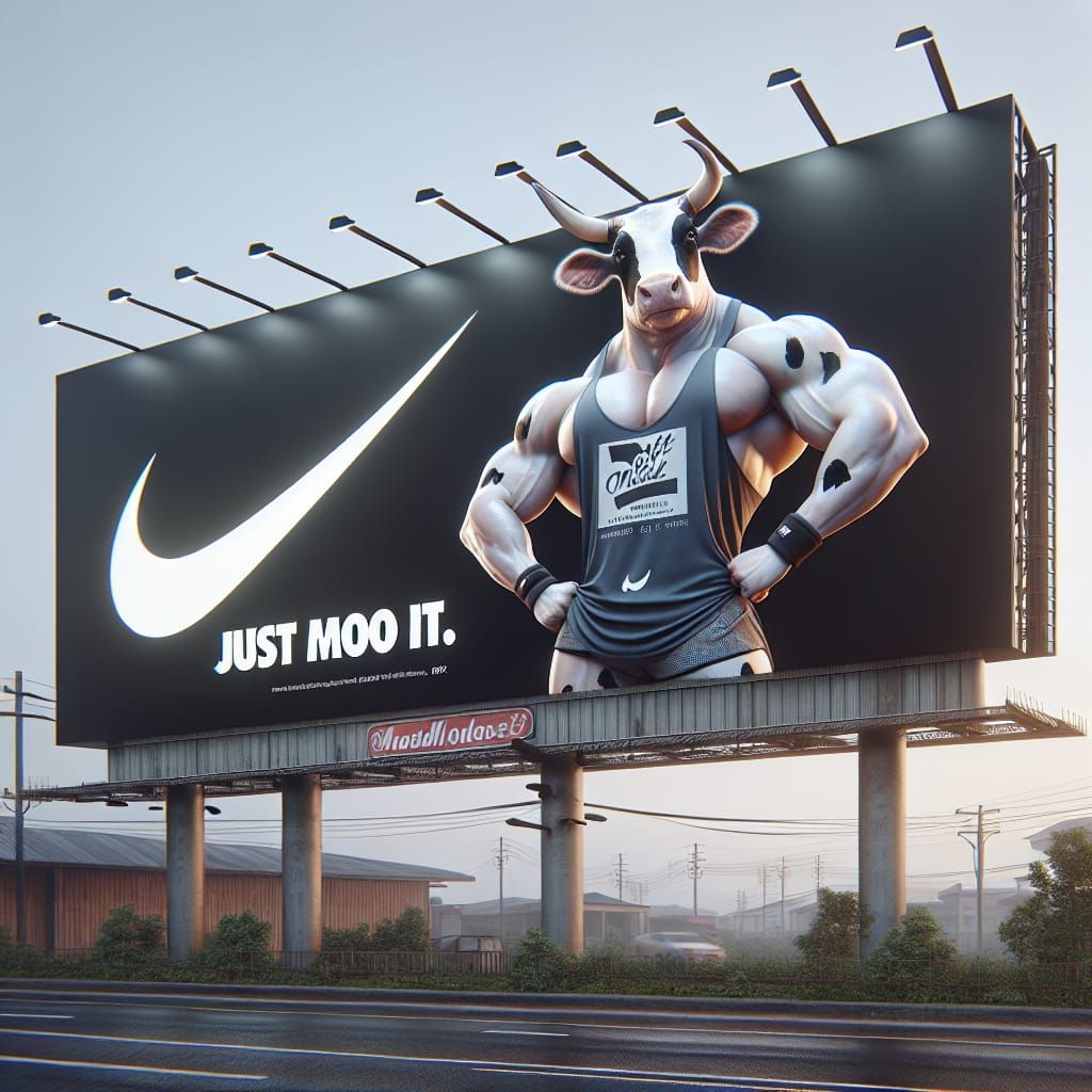 Just Moo It - AI Generated Artwork - NightCafe Creator