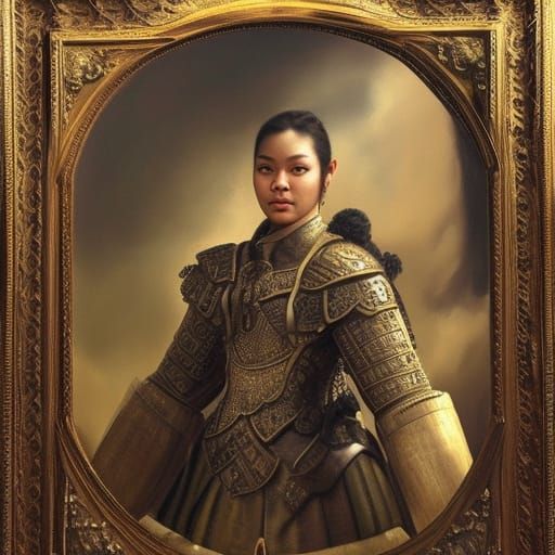 Noble princess of the steppes - AI Generated Artwork - NightCafe Creator