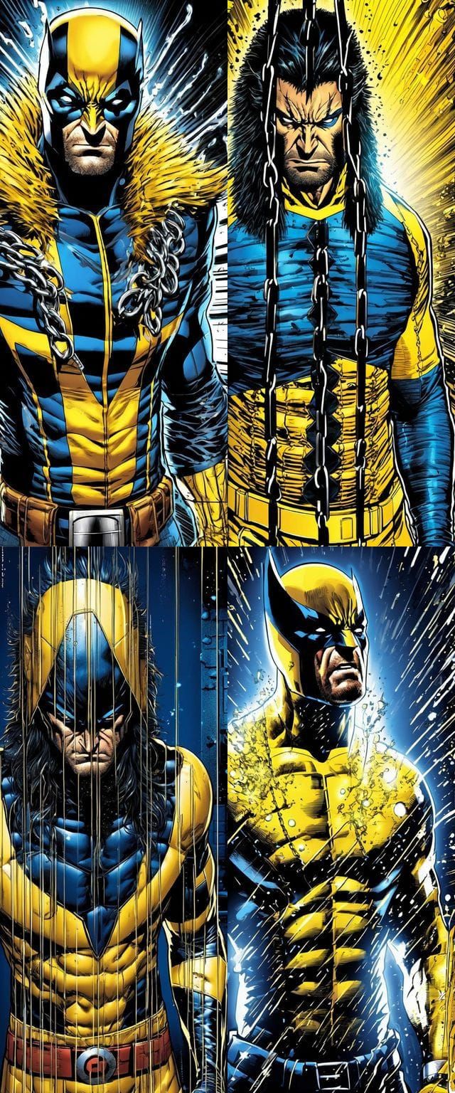 Wolverine Breaks Free in a Dark, Ominous Cell - AI Art