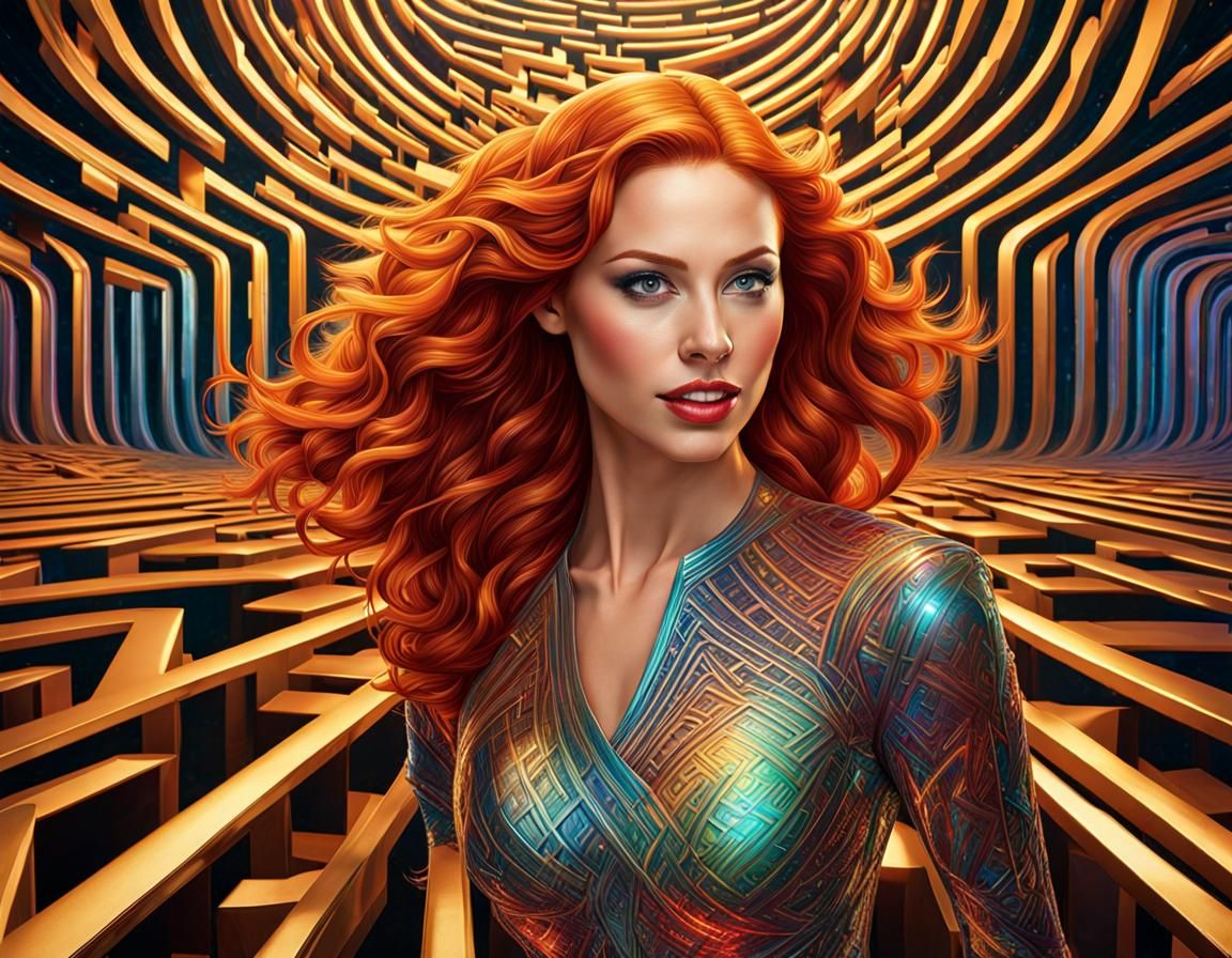 Maze-merizing - AI Generated Artwork - NightCafe Creator