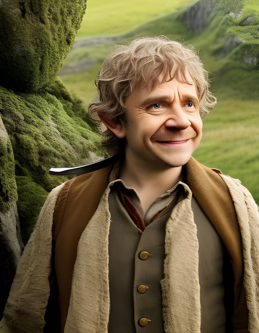 Bilbo Baggins - AI Generated Artwork - NightCafe Creator
