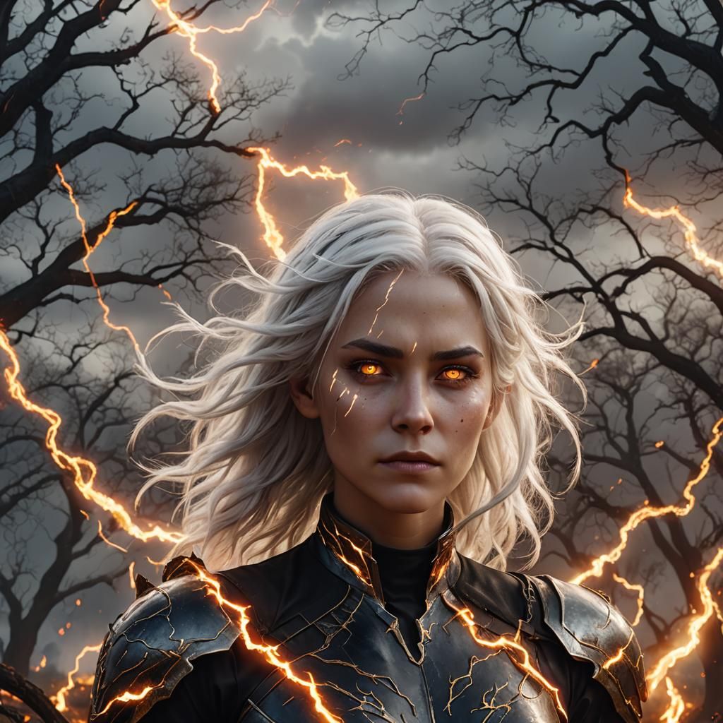 Lightning Queen - AI Generated Artwork - NightCafe Creator