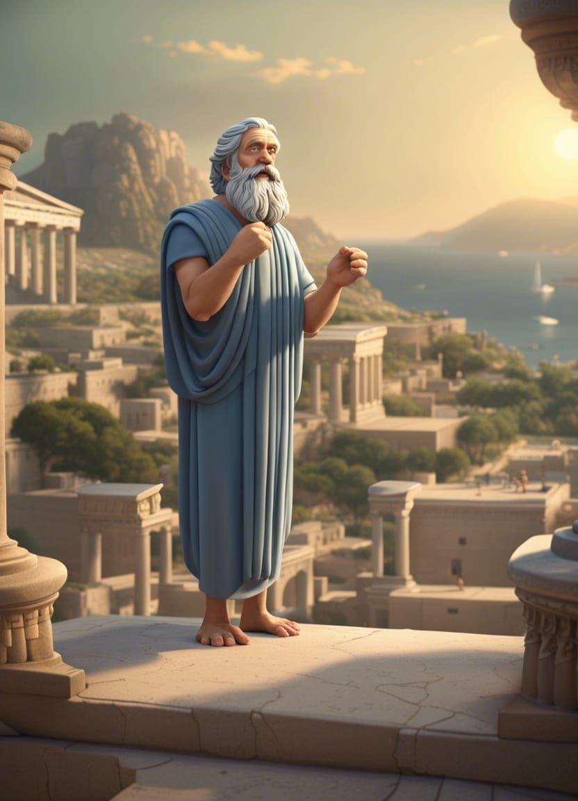 Socrates - AI Generated Artwork - NightCafe Creator