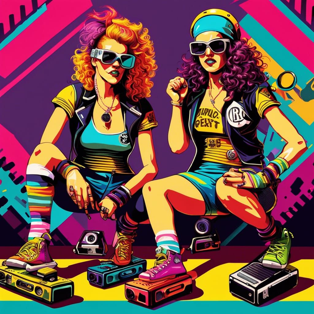 Iconic ‘80s - AI Generated Artwork - NightCafe Creator