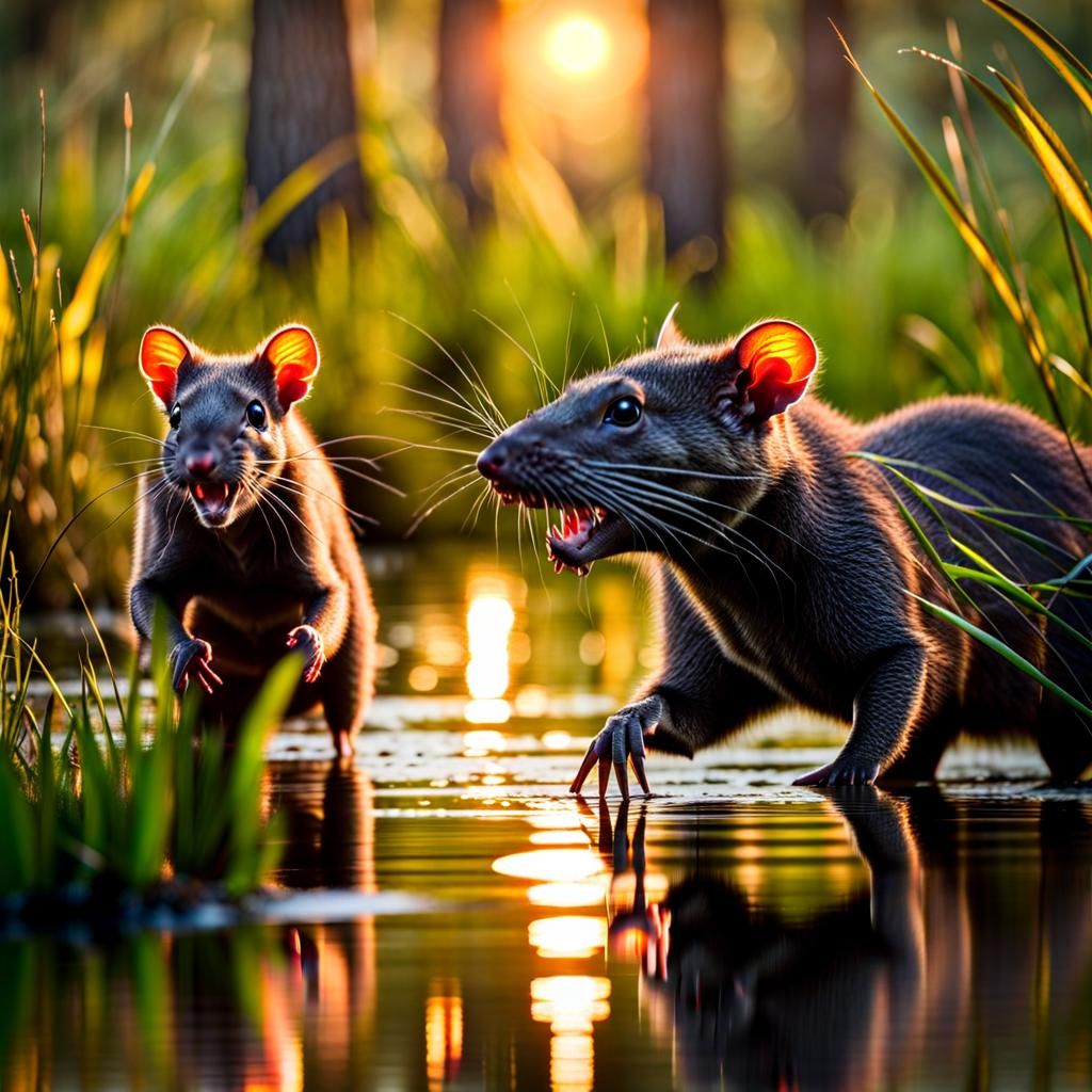 swamp rats - AI Generated Artwork - NightCafe Creator