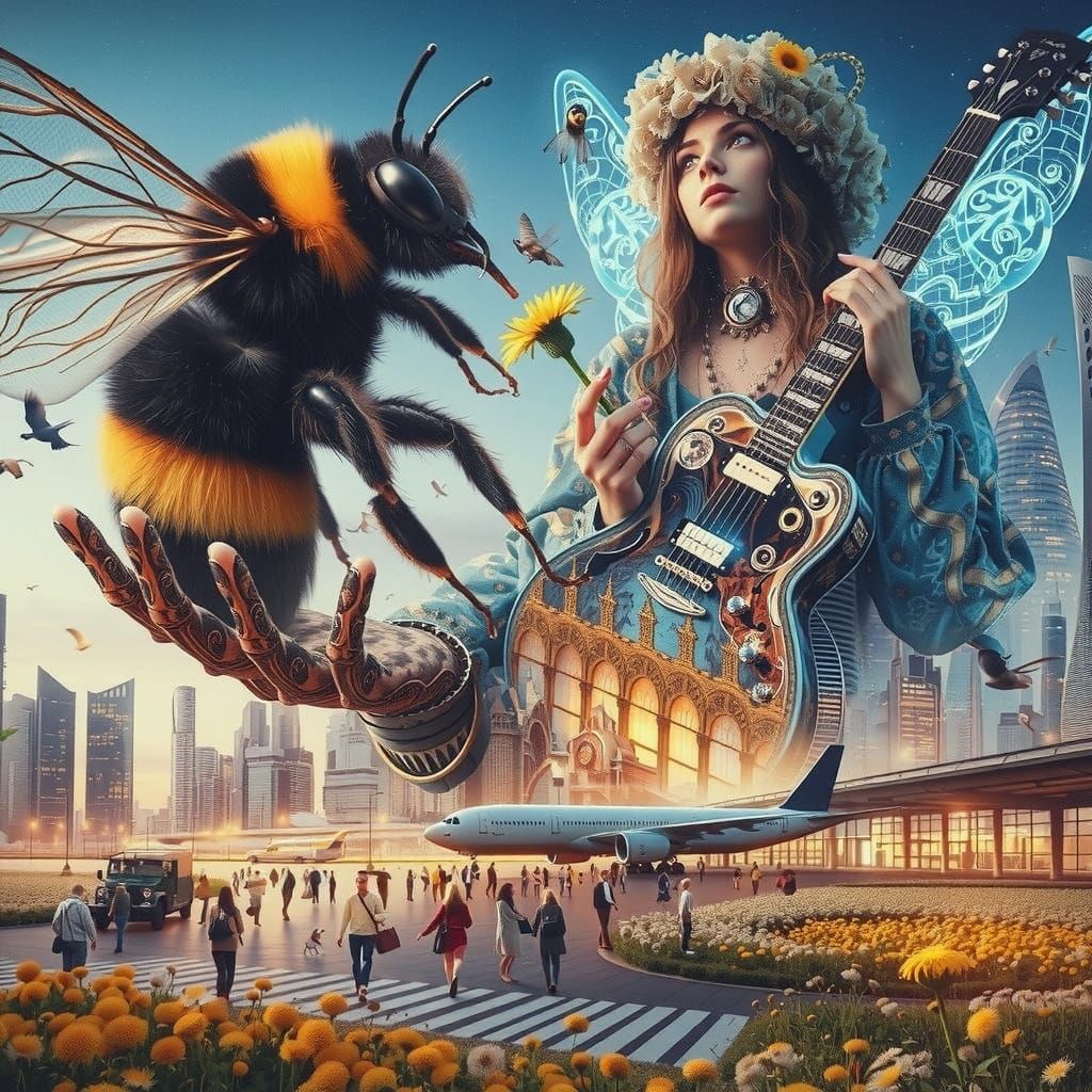 Surreal fairy Bee fantasy ...... - Surreal fairy Bee fantasy...