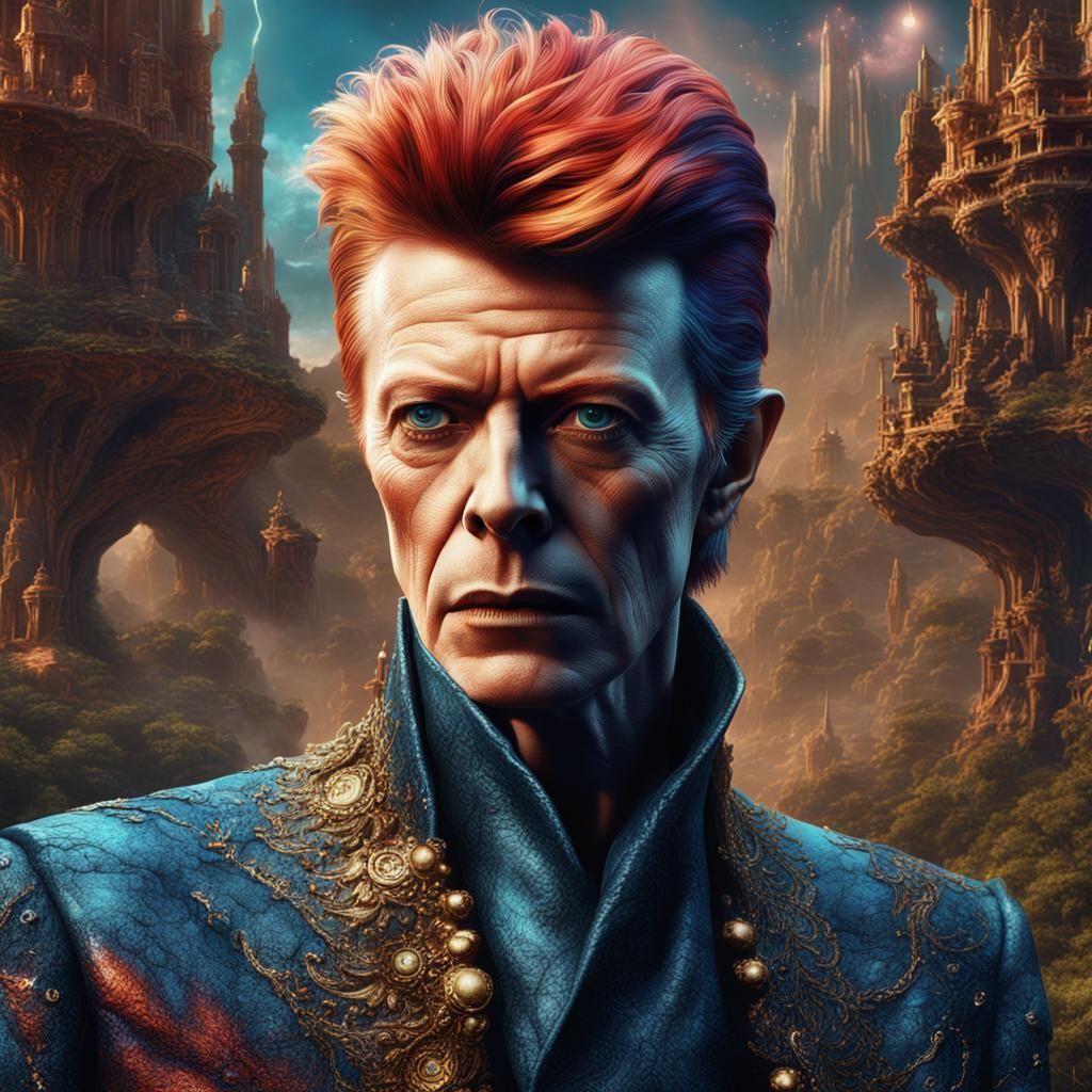 David Bowie - AI Generated Artwork - NightCafe Creator